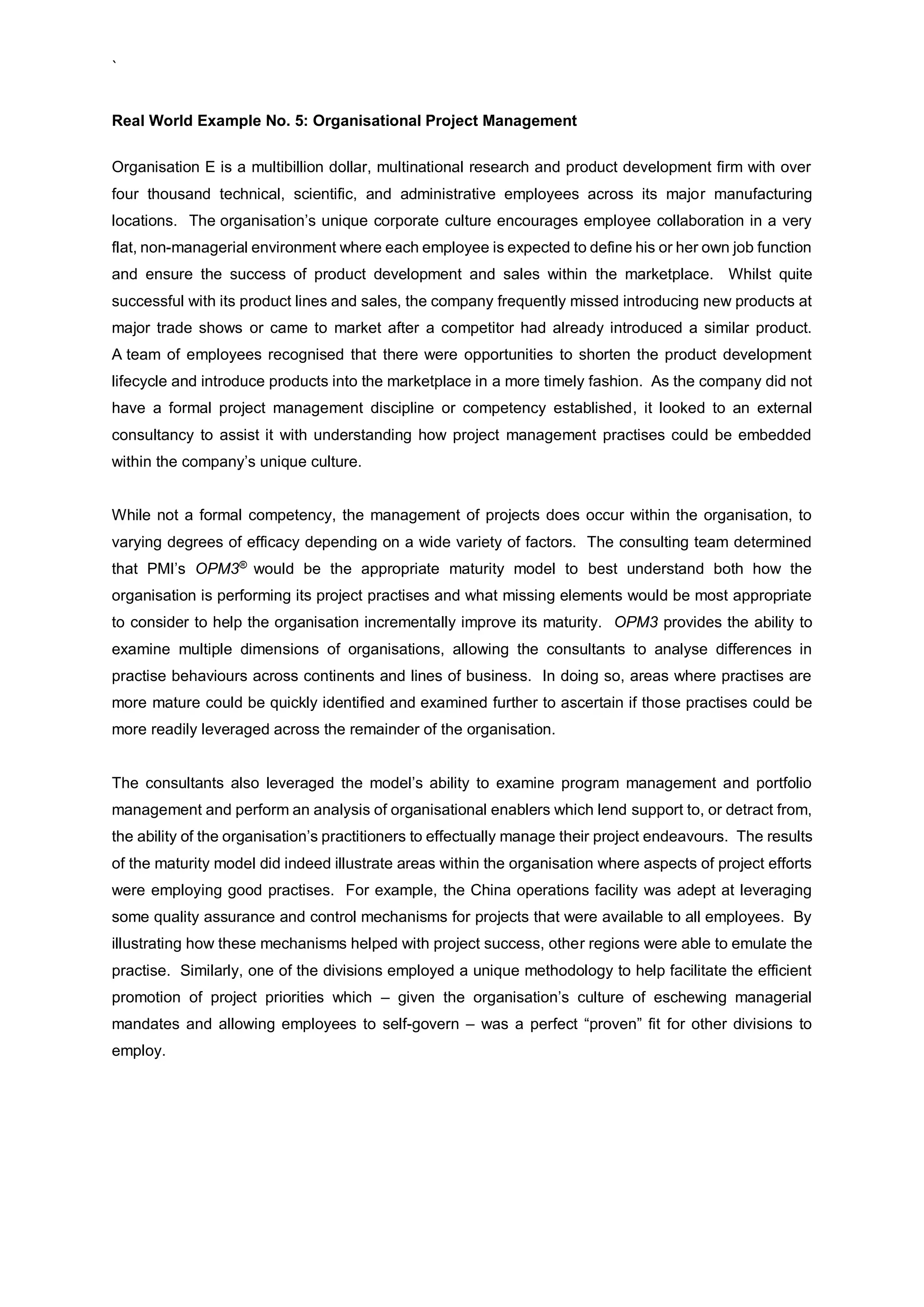 Levelling Up - Five Real World Examples of Incremental Maturity | PDF