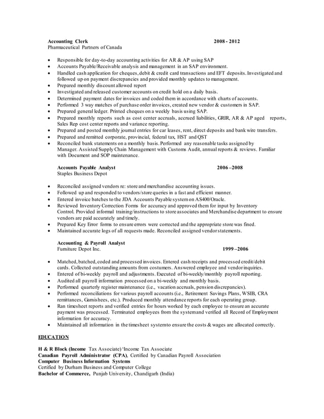 Sunita Soni Resume | DOCX | Credit Cards | Personal Debt