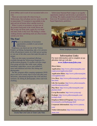 Yellowstone Placement Guide | PDF | North America Travel | Travel Locations