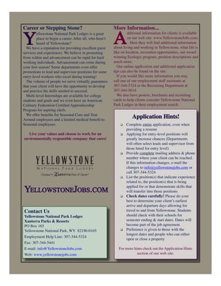 Yellowstone Placement Guide | PDF | North America Travel | Travel Locations