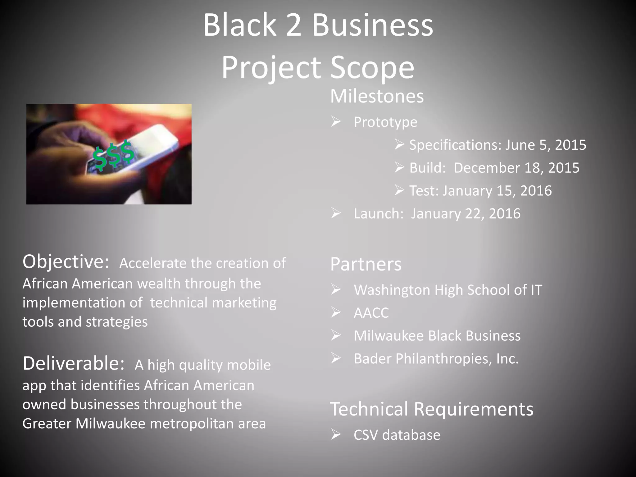 Black 2 Business - LinkedIn page Scope | PPTX