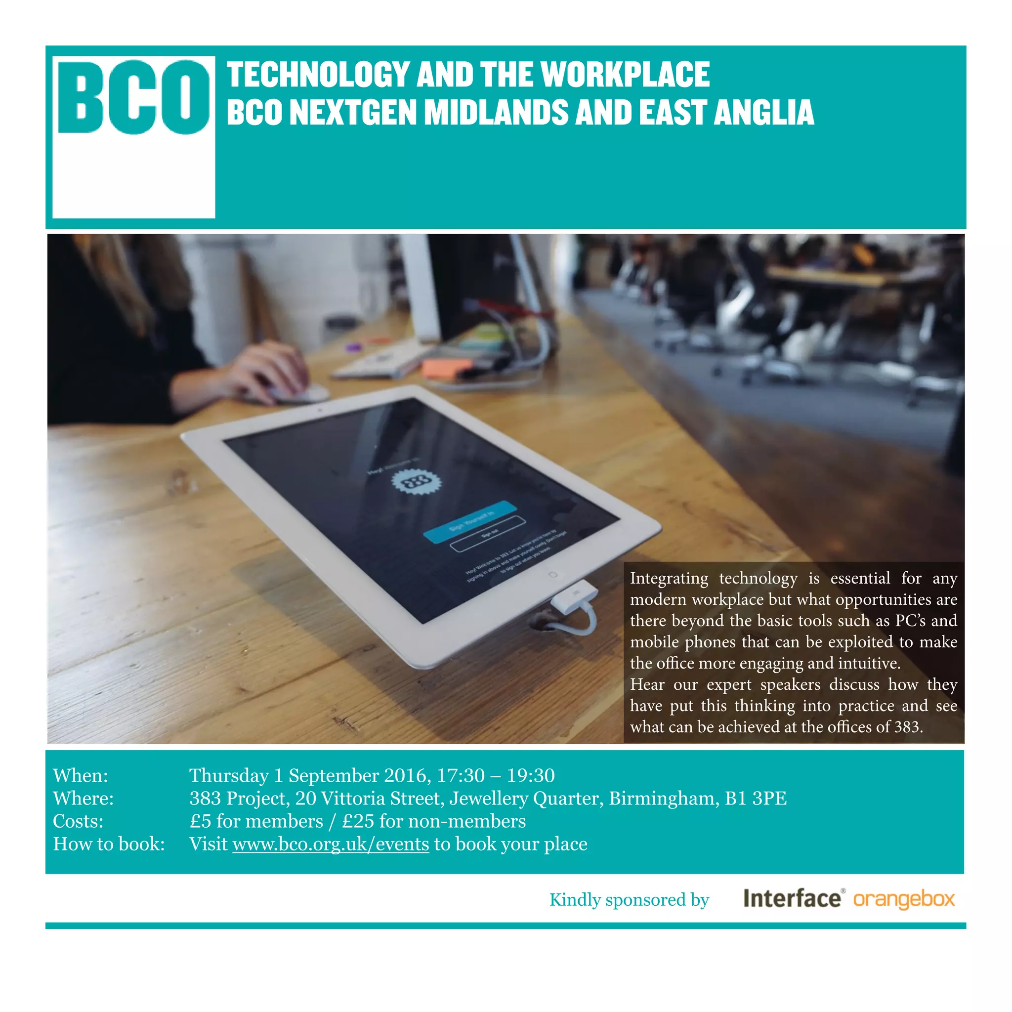 BCO Tech and Workplace Flyer | PDF