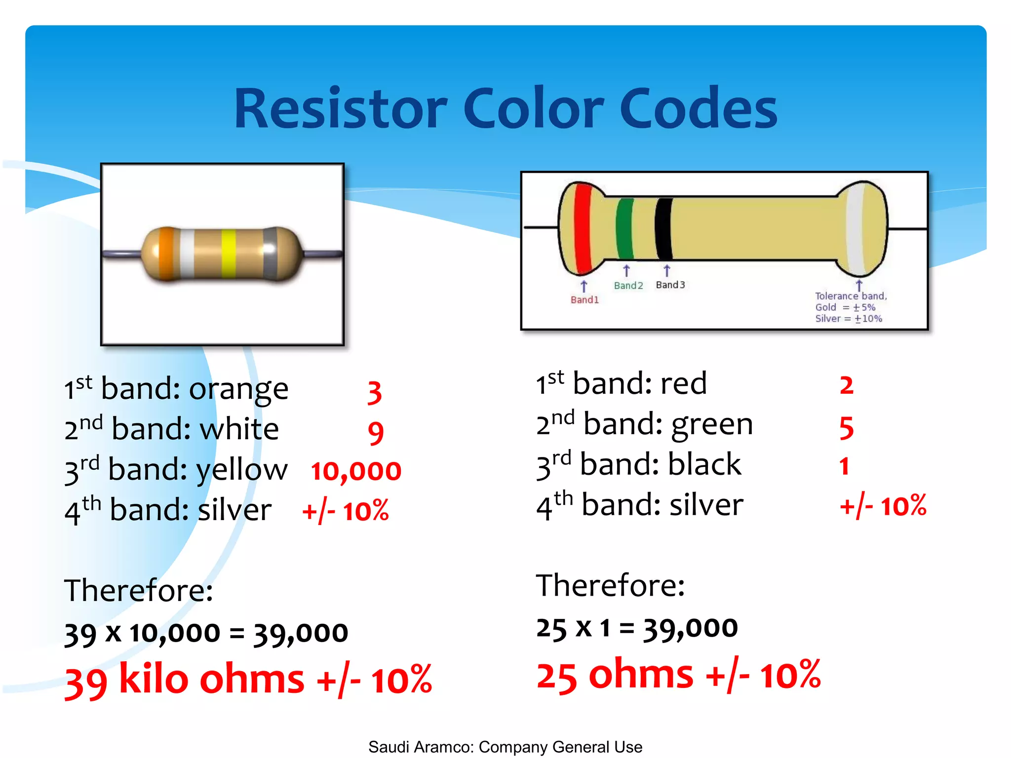 Resistor Color Coding | PDF