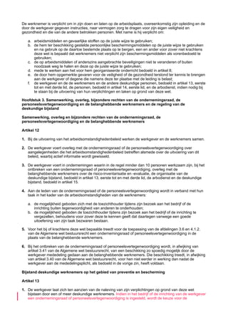 Gewijzigd voorstel van Wet Arbeidsomstandighedenwet (doorlopende tekst ...