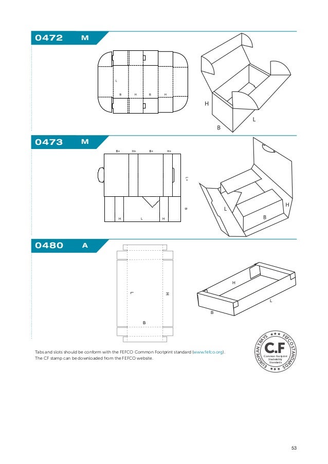 FEFCO codes of designs