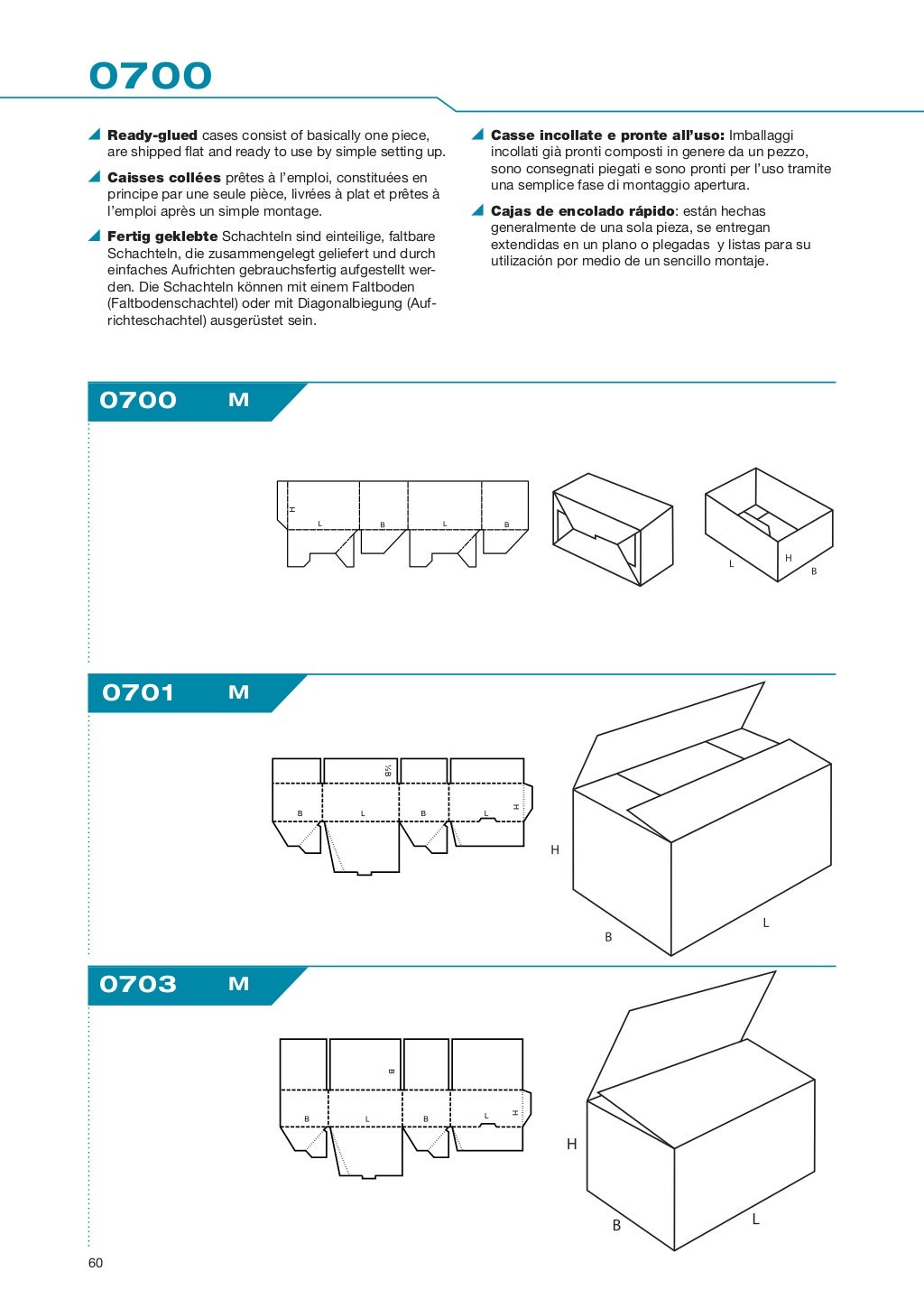 FEFCO codes of designs