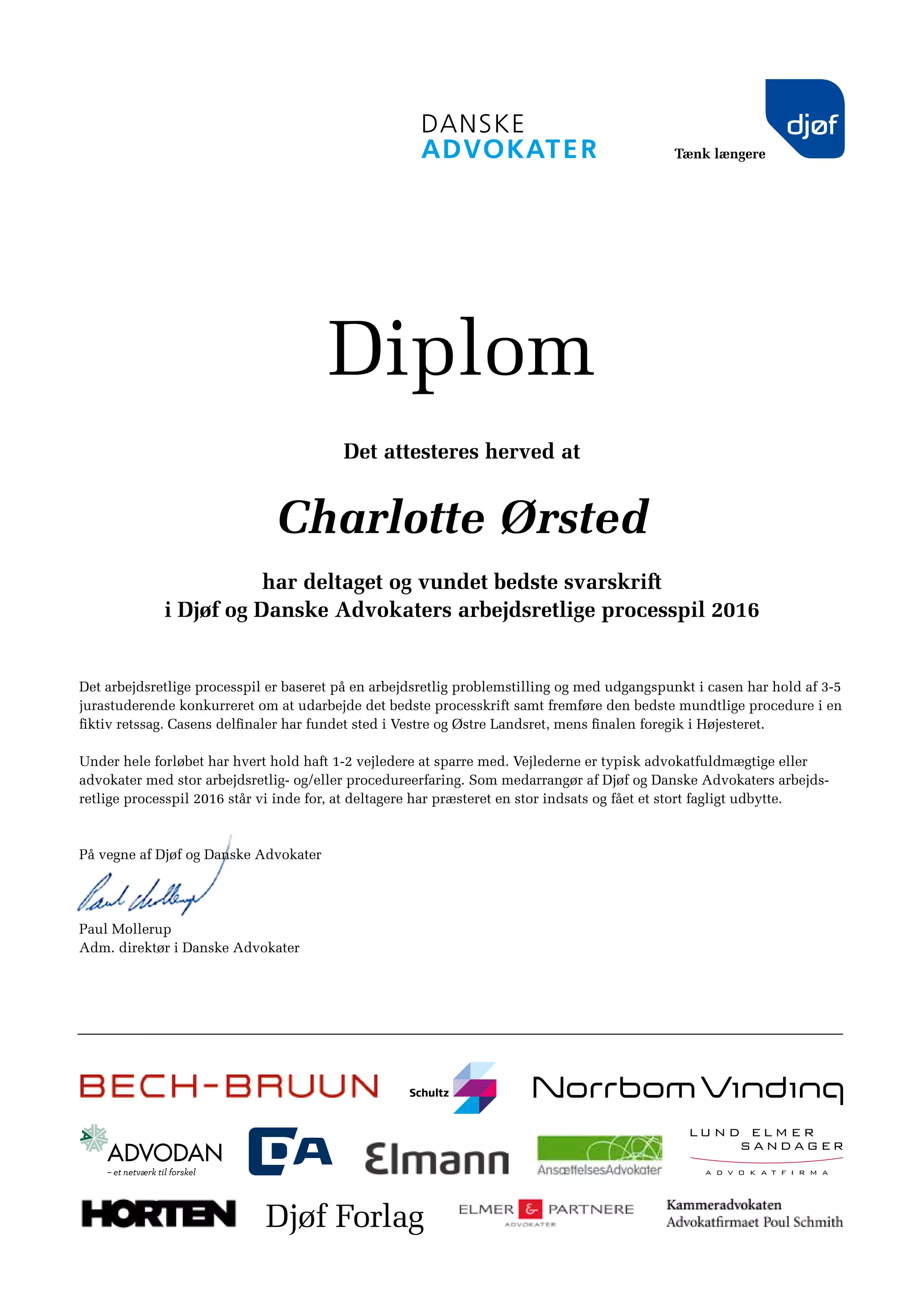 Diplom_Charlotte Orsted | PDF