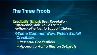 Argument & Convincing Evidence | PPTX