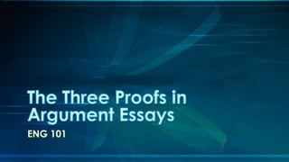 Argument & Convincing Evidence | PPTX