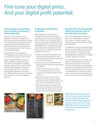 Color Press 1000 Brochure | PDF