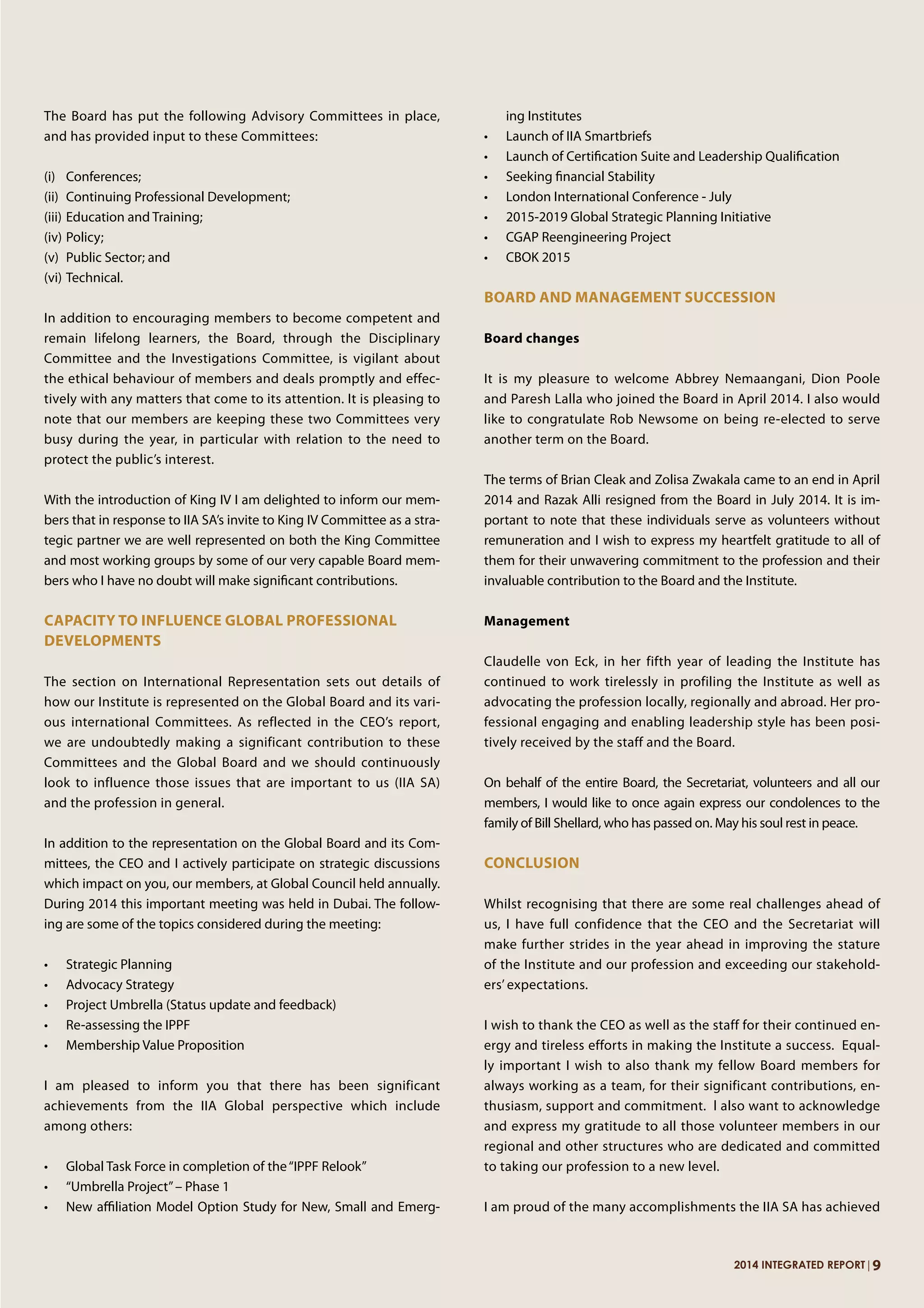 IIA_SA_Integrated_Report_(2014) | PDF