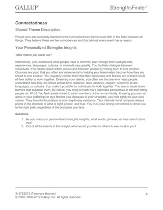 Strength Finder | PDF | Resume Writing and Advice | Job Search