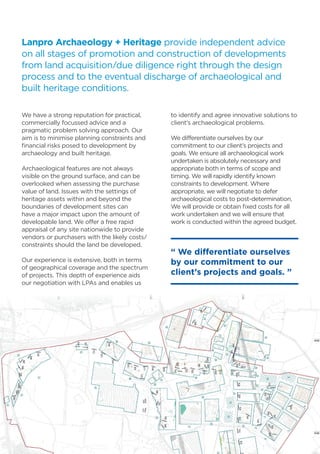 Lanpro Archaeology + Heritage | PDF
