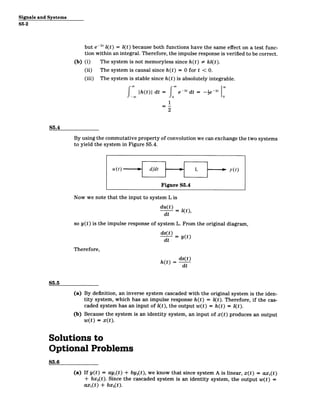 Assignment properties of linear time-invariant systems | PDF | Physics ...