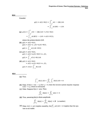 Assignment properties of linear time-invariant systems | PDF | Physics | Science
