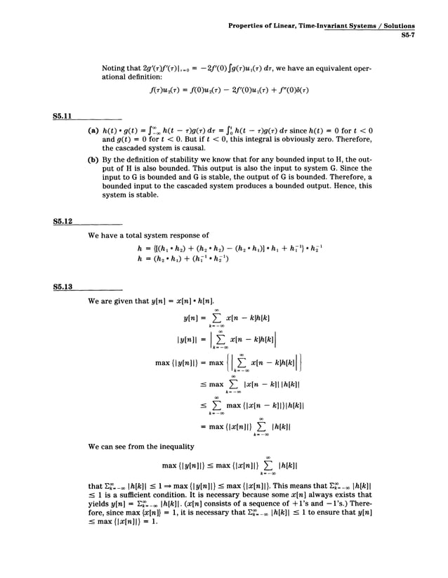 Assignment properties of linear time-invariant systems | PDF | Physics | Science