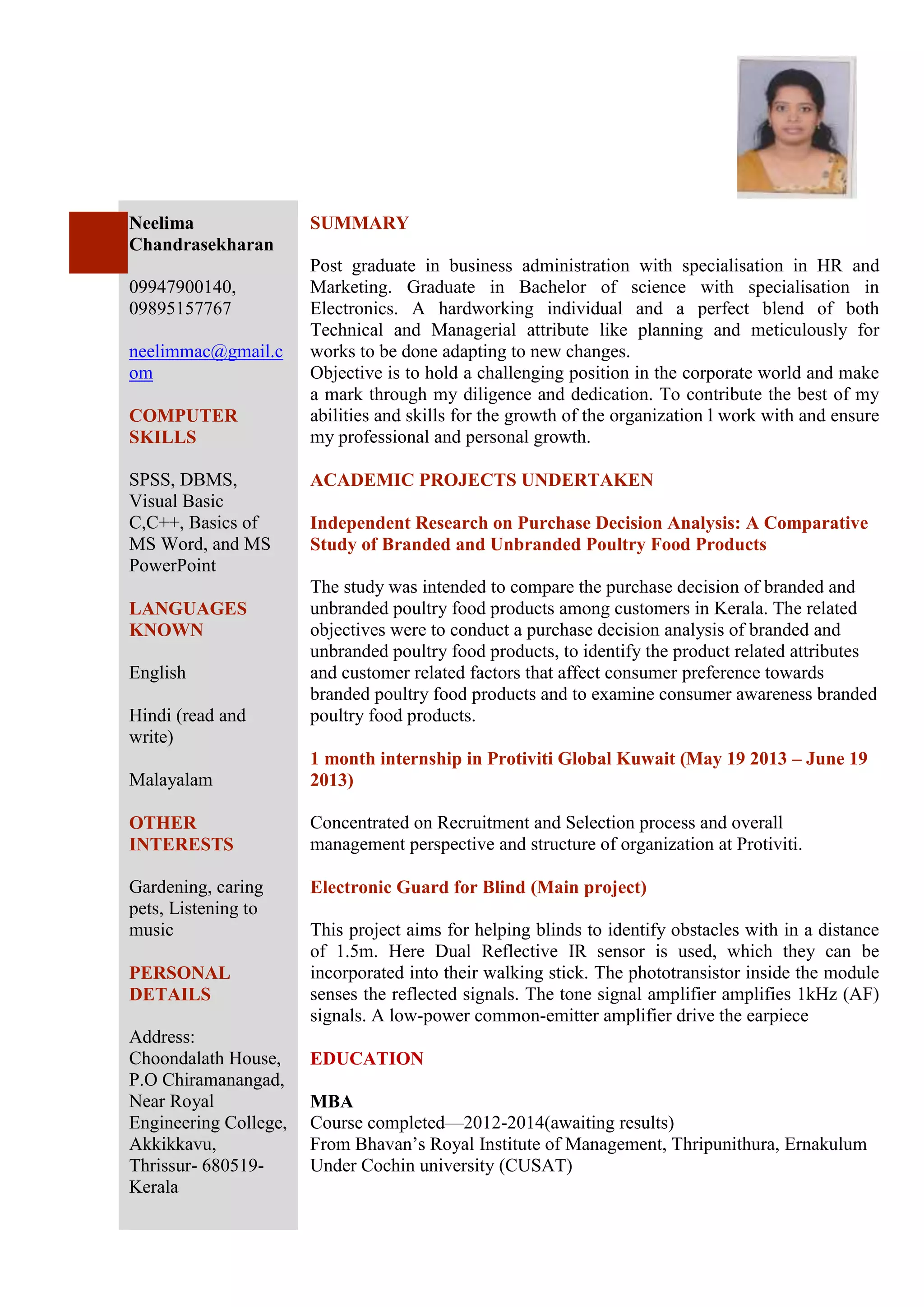 neelima cv_ | DOCX
