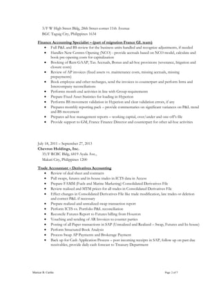 RESUME_Maricar Carino_Apr 2016 | DOC | Business Accounting & Finance ...