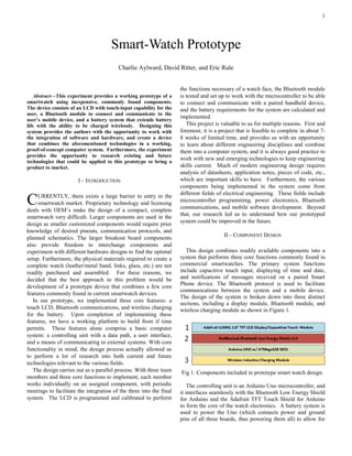 SmartWatch Prototype | PDF