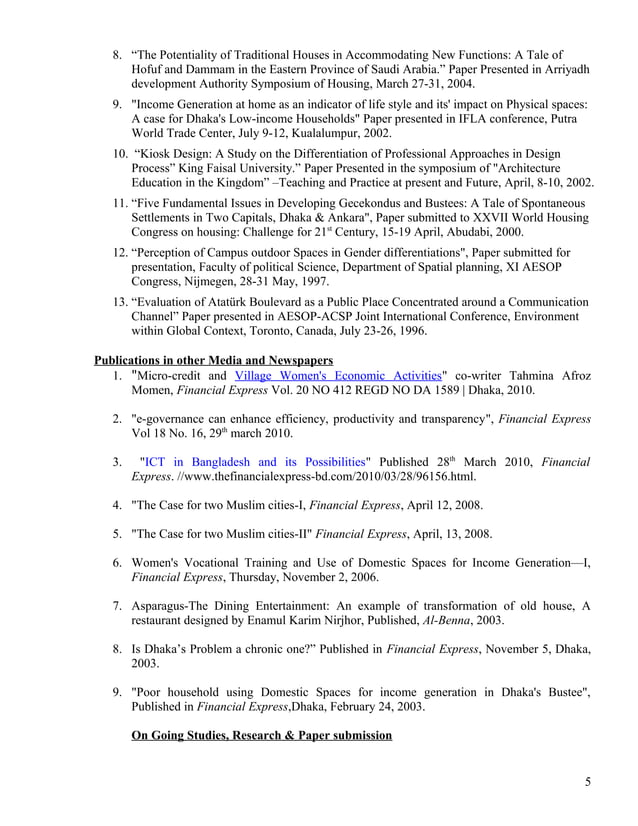 Shihabuddin Mahmud CV Linkendin | DOC | Islam | Religion & Spirituality