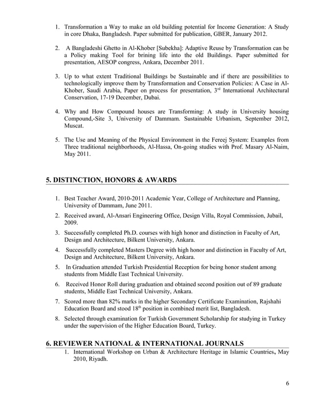 Shihabuddin Mahmud CV Linkendin | DOC | Islam | Religion & Spirituality