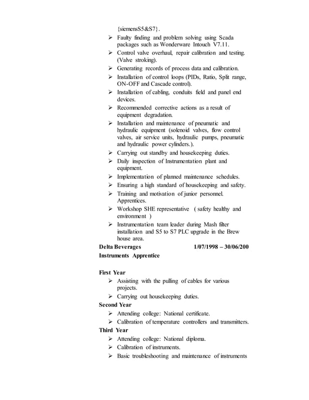Alfred CV | DOCX