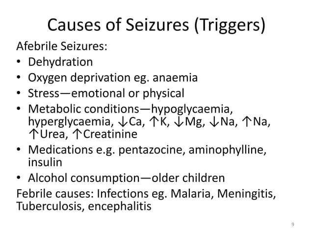 EMERGENCY MANAGEMENT OF SEIZURES | PPT