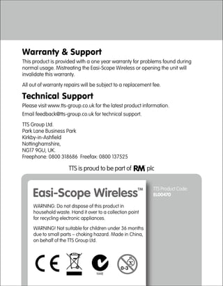 1 easi scope wireless manual | PDF