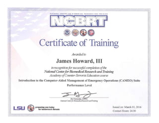 Introduction to the Computer-Aided Management of Emergency Operations ...