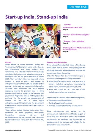 Article on Start-up_India | PDF