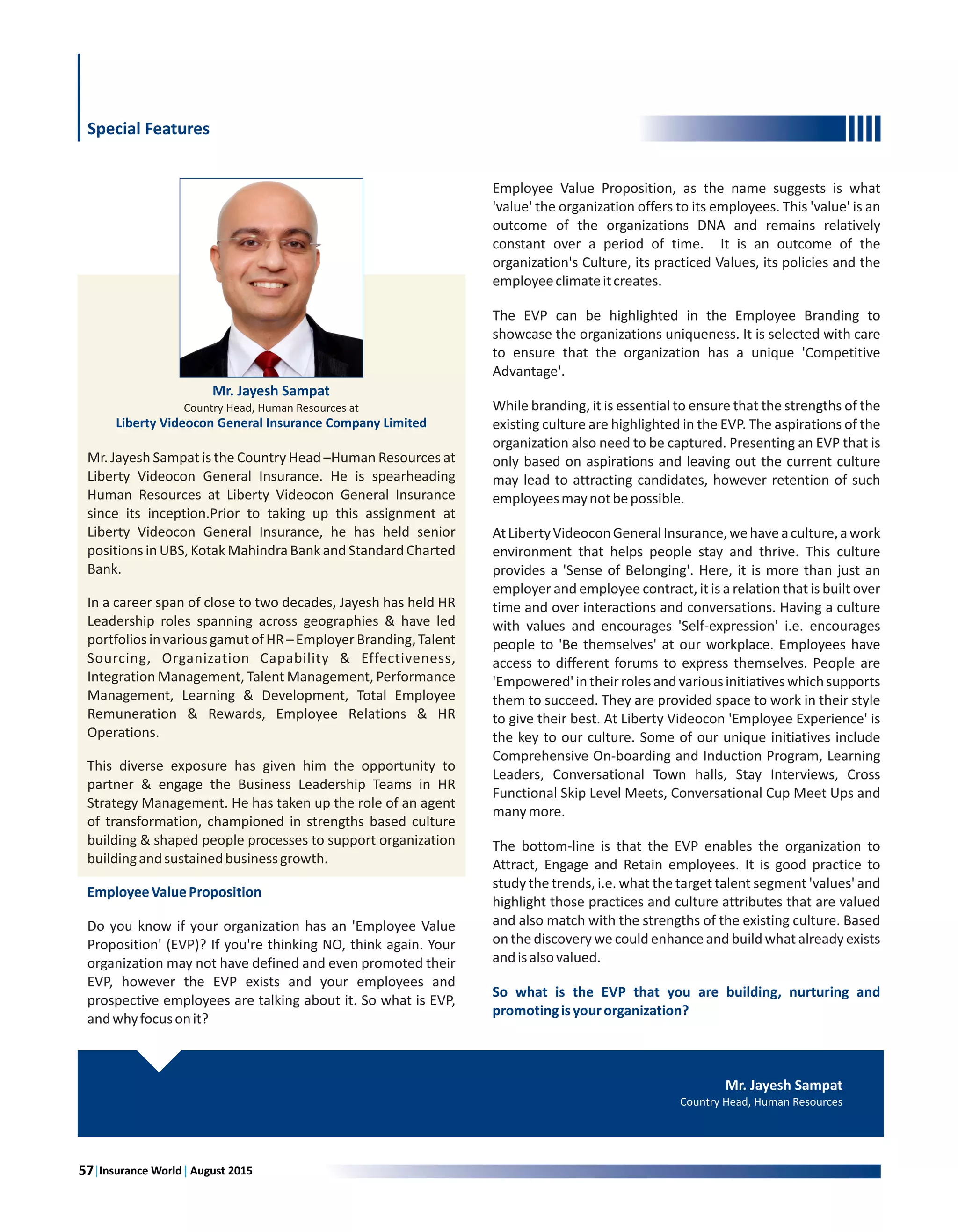 EVP | PDF | Human Resources | Business