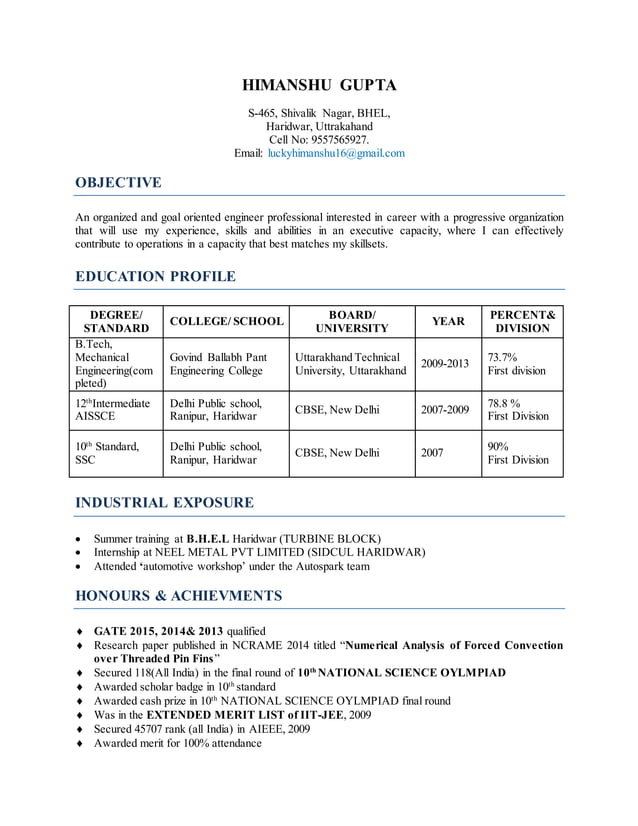 himanshu resume | DOCX