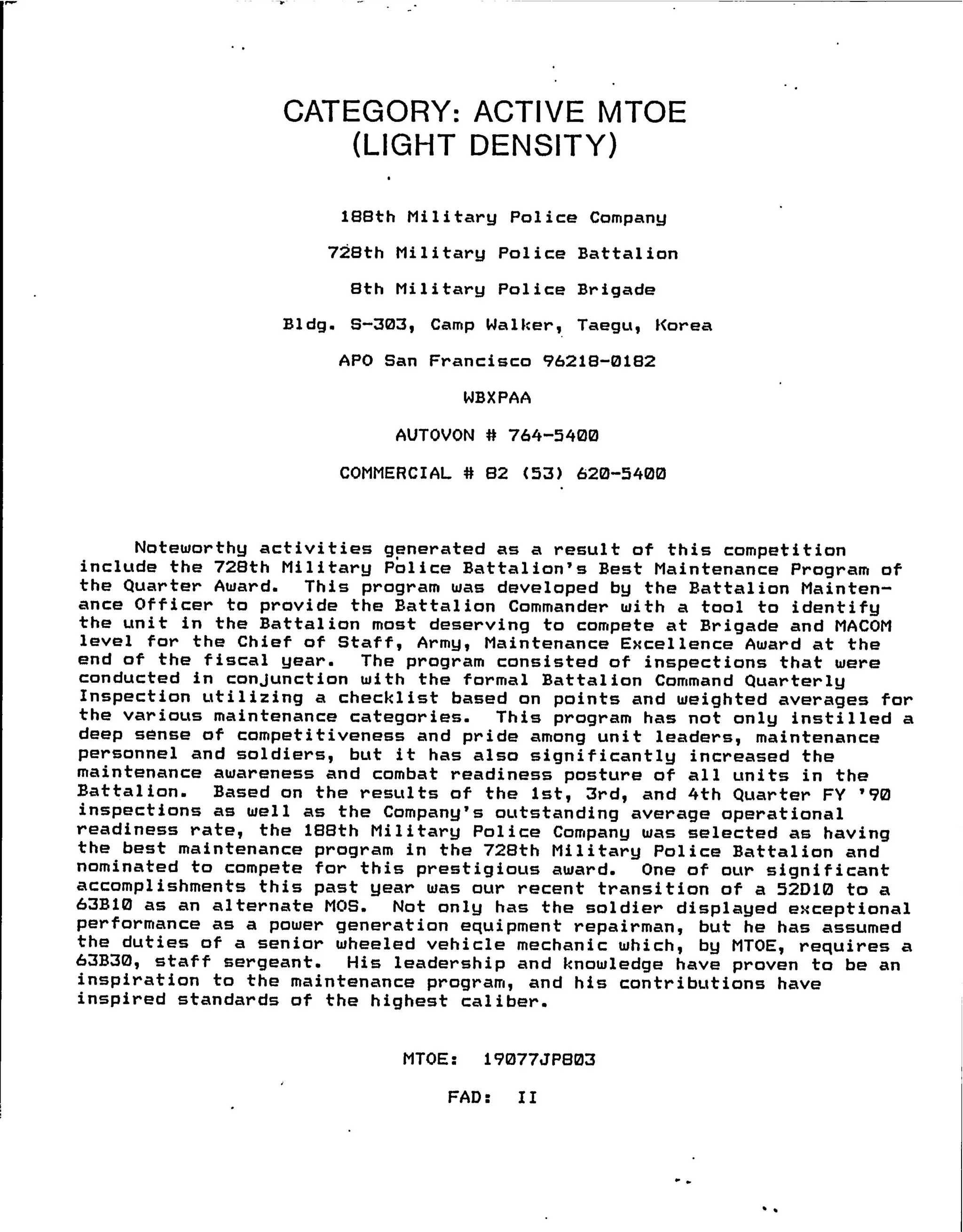 Maintenance Excellence Packet - 1990 Part 1 | PDF