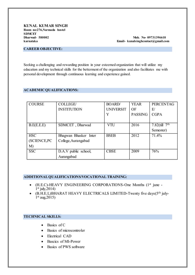 kunal IT resume | PDF