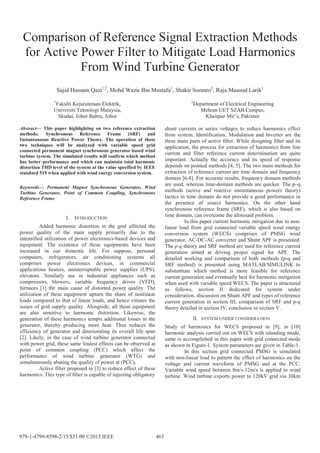 Comparison of Reference Signal Extraction Methods | PDF