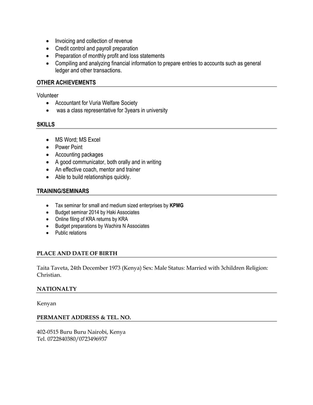 George's CV | PDF