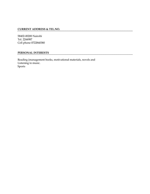 George's CV | PDF