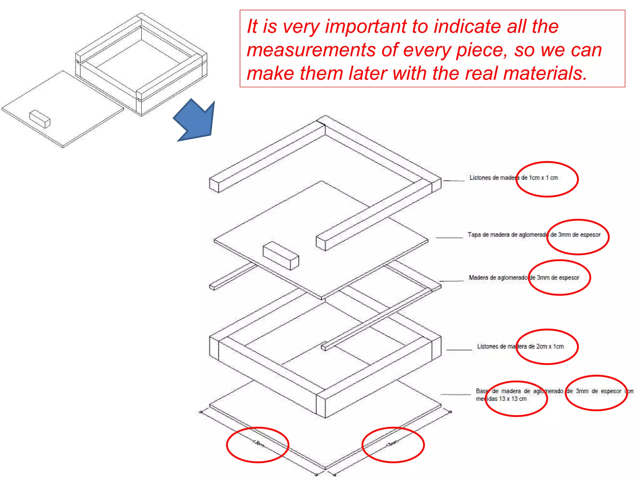Exploded drawings and developments | PPT