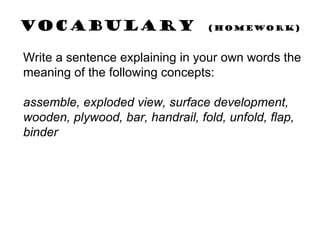 Exploded drawings and developments | PPT | Drawing and Sketching | Arts ...