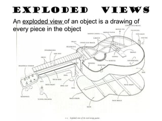 Exploded drawings and developments | PPT | Drawing and Sketching | Arts ...