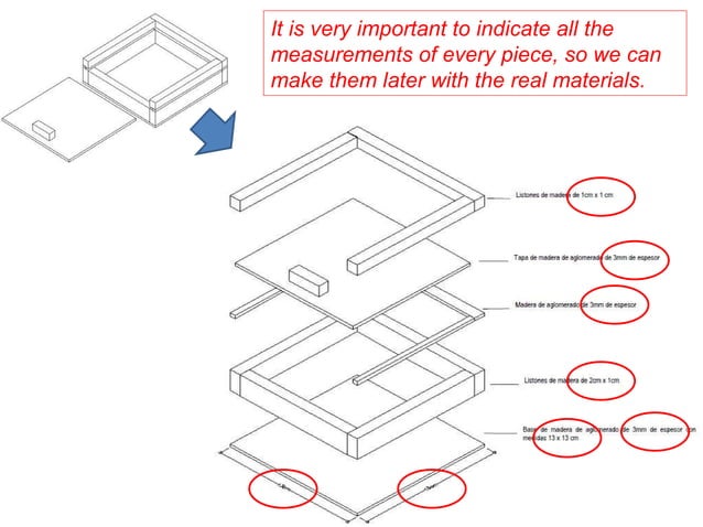 Exploded drawings and developments | PPT | Drawing and Sketching | Arts ...