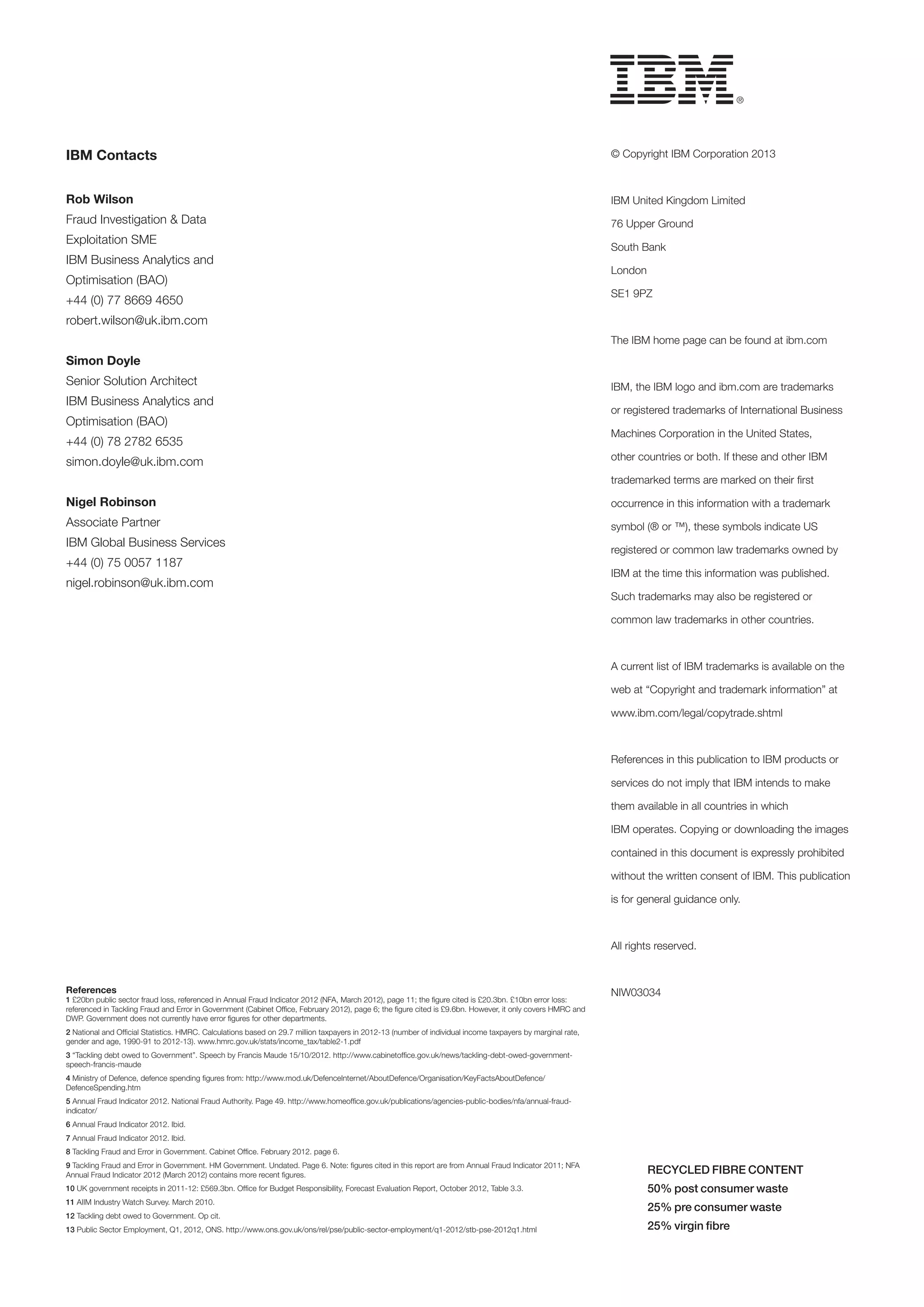 Fraud and Error in Government | PDF