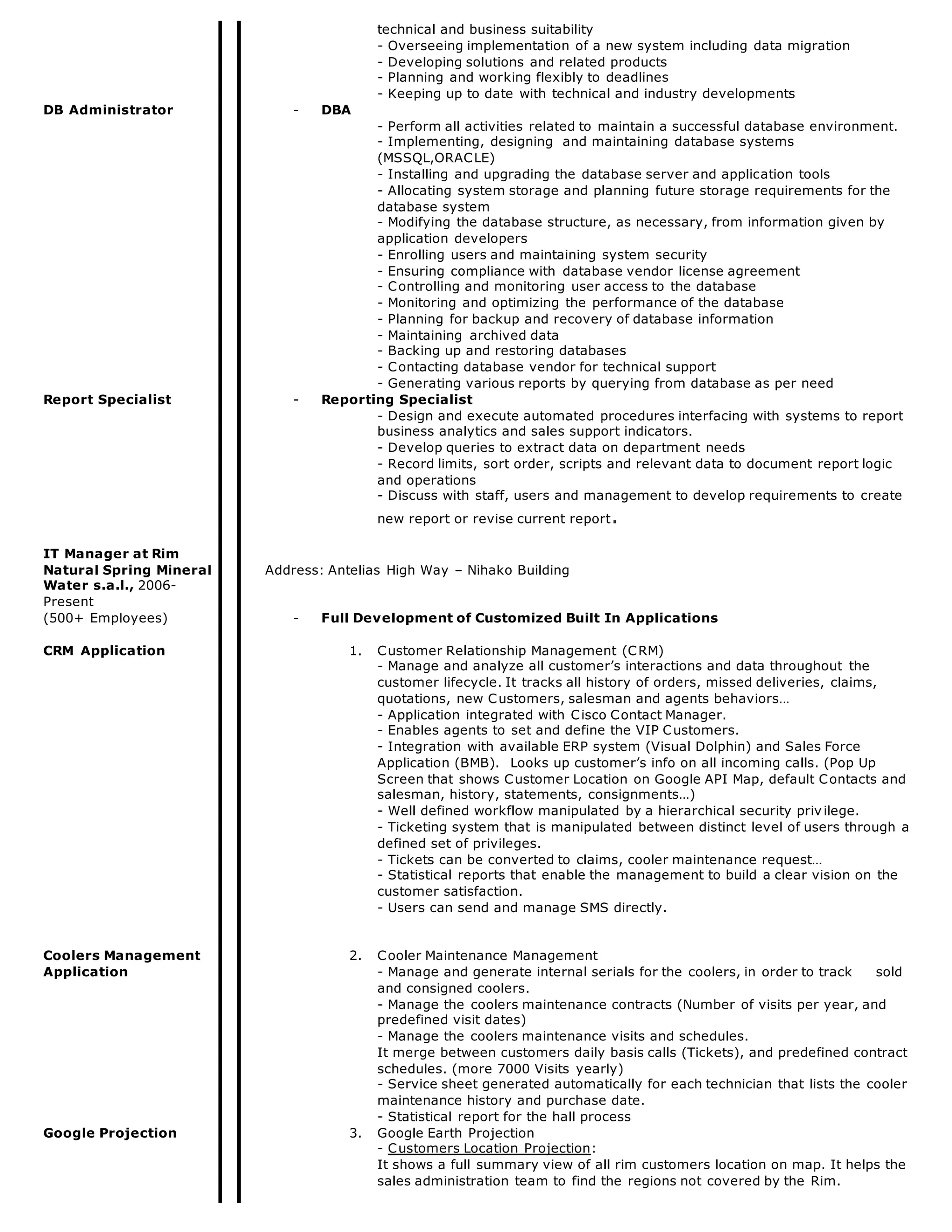 Roucoz Karam CV | PDF