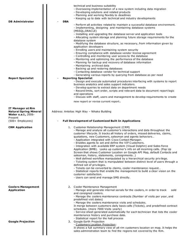 Roucoz Karam CV | PDF