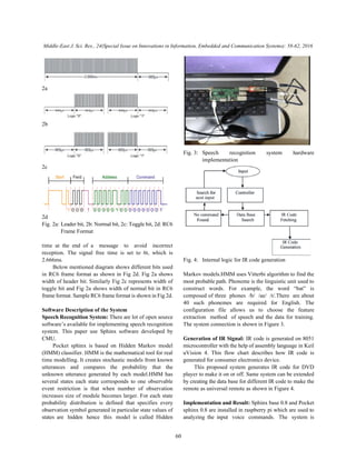 Voice Controlled Intelligent Remote for Consumer Electronics | PDF