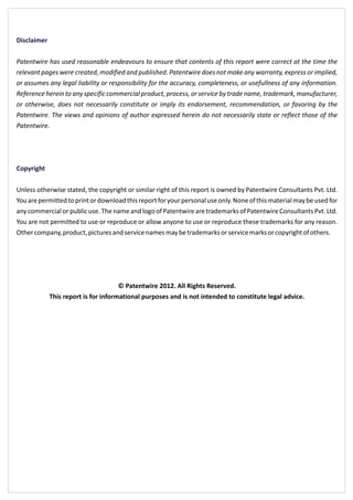 Role of IP in Biotech | PDF