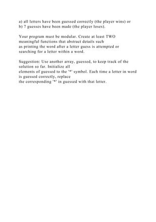 1 ECE 175 Computer Programming for Engineering Applica.docx