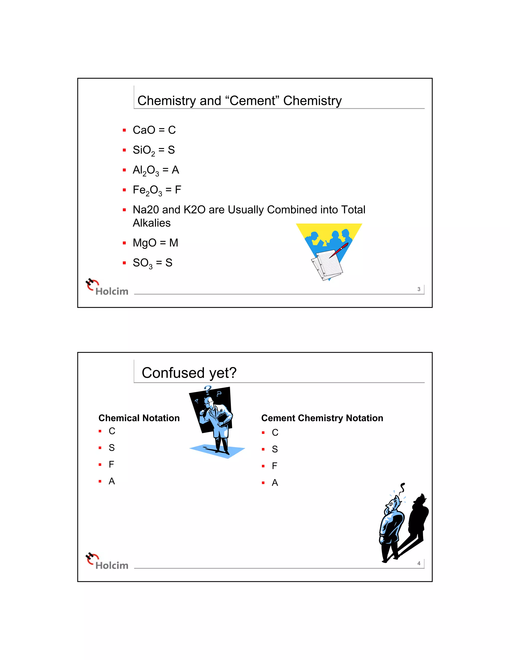 1 e cement chemistry notation | PDF