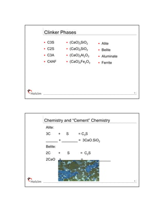 1 e cement chemistry notation | PDF