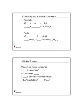 1 e cement chemistry notation | PDF